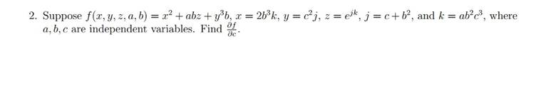 (Solved) - 2. Sup A, B)-X2 + Abz +9b, X = 2b'k, Y = Cy, Z = Ek, J C+D ...