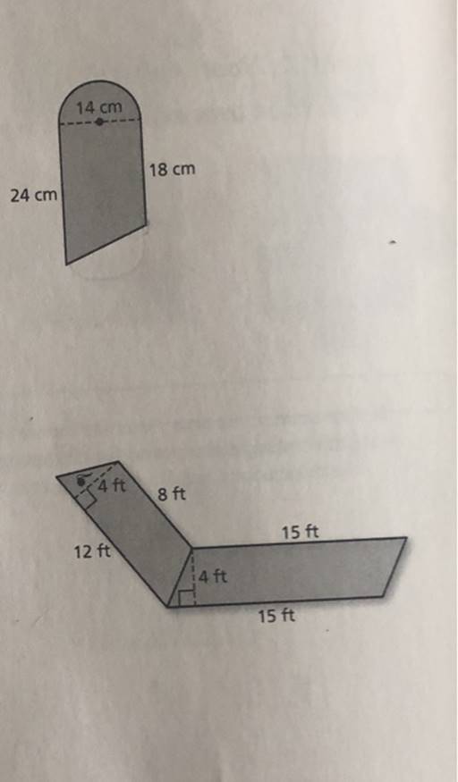 (Solved) - 4 Cm 18 Cm 24 Cm 4ft 8 Ft 15 Ft 12 Ft 14 Ft 15 Ft. 4 Cm 18 ...