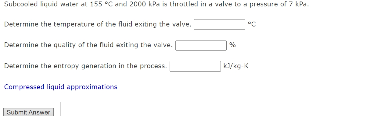 (Get Answer) - Look at pictures do not round on calculations. Subcooled ...