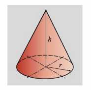 (Solved) - The lateral surface area, S, of a cone is given by:. The ...