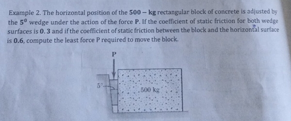 (Solved) - The horizontal position of the 500-kg rectangular block of ...