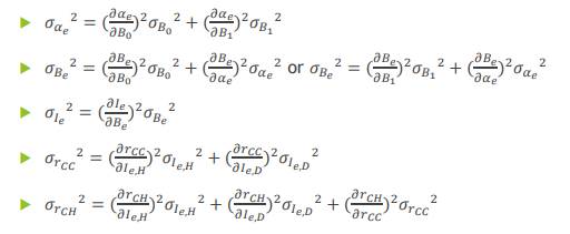 (Solved) - Given Equation: de = Bo-B. Use partial derivatives for error ...