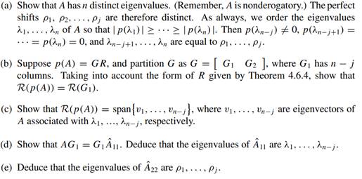 (Solved) - This exercise completes the proof of Theorem 4.6.1 in the ...