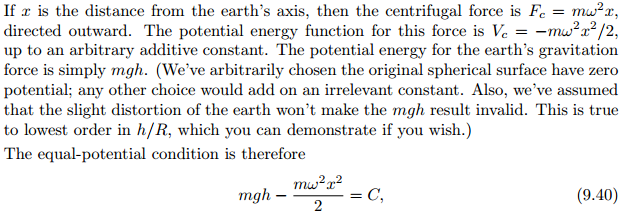 (Solved) - Shape of the earth The earth bulges slightly at the equator ...