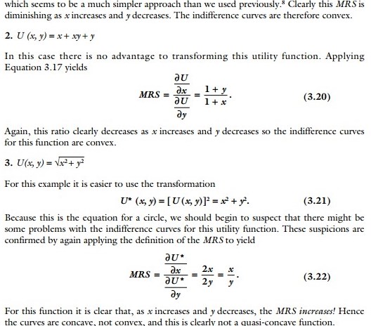 (Solved) - Calculation of the MRS for specific utility functions is ...