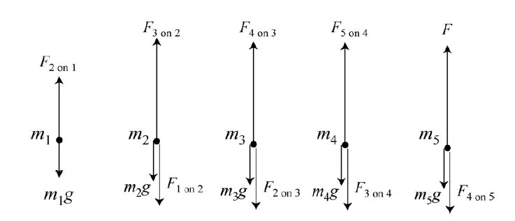 (Solved) - In Figure, a chain consisting of five links, each of (1 ...
