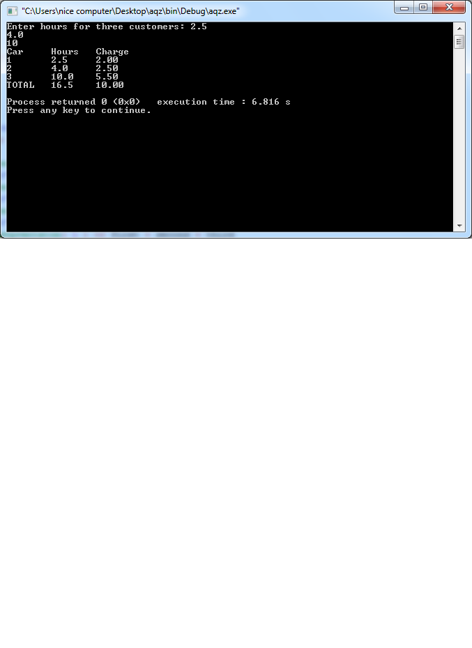 (Solved) - JAVA program that calcualtes a parking garage fee (1 Answer ...