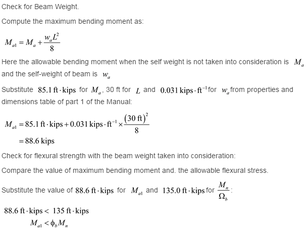 (Solved) - Select an A992 W shape for beam AB of the floor system shown ...