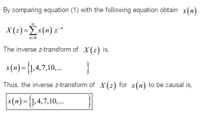 (Solved) - Using long division, determine the inverse z-transform of if ...