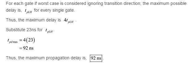 (Solved) - Determine the exact maximum propagation delay from IN to OUT ...