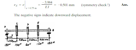 (Solved) - Determine the deflection at each of the pulleys C, D , and E ...