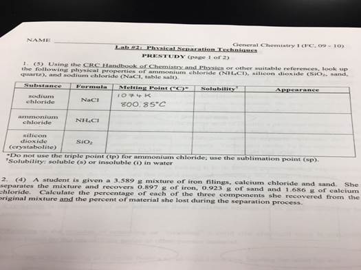 (Solved) - what is the solubility of sodium chloride?. what is the ...