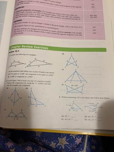 (Solved) - ute of a given triangle triangle is a line segment that is a ...