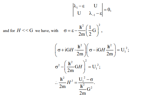 (Solved) - The secular equation (46) is now. The secular equation (46 ...