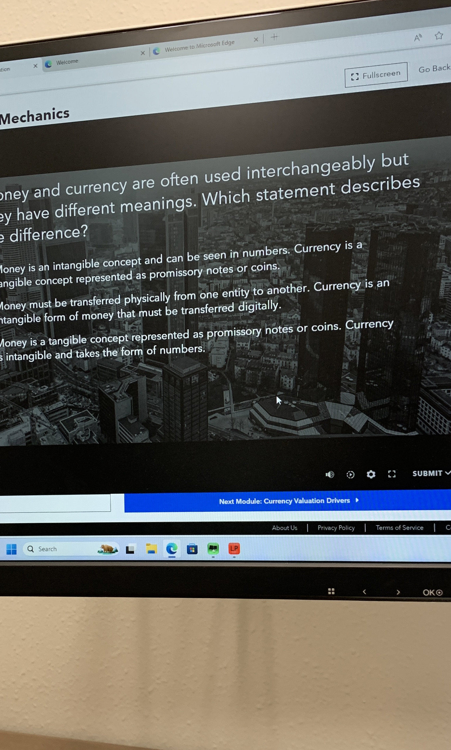 (Solved) - Money and currency are often used interchangeably but have ...