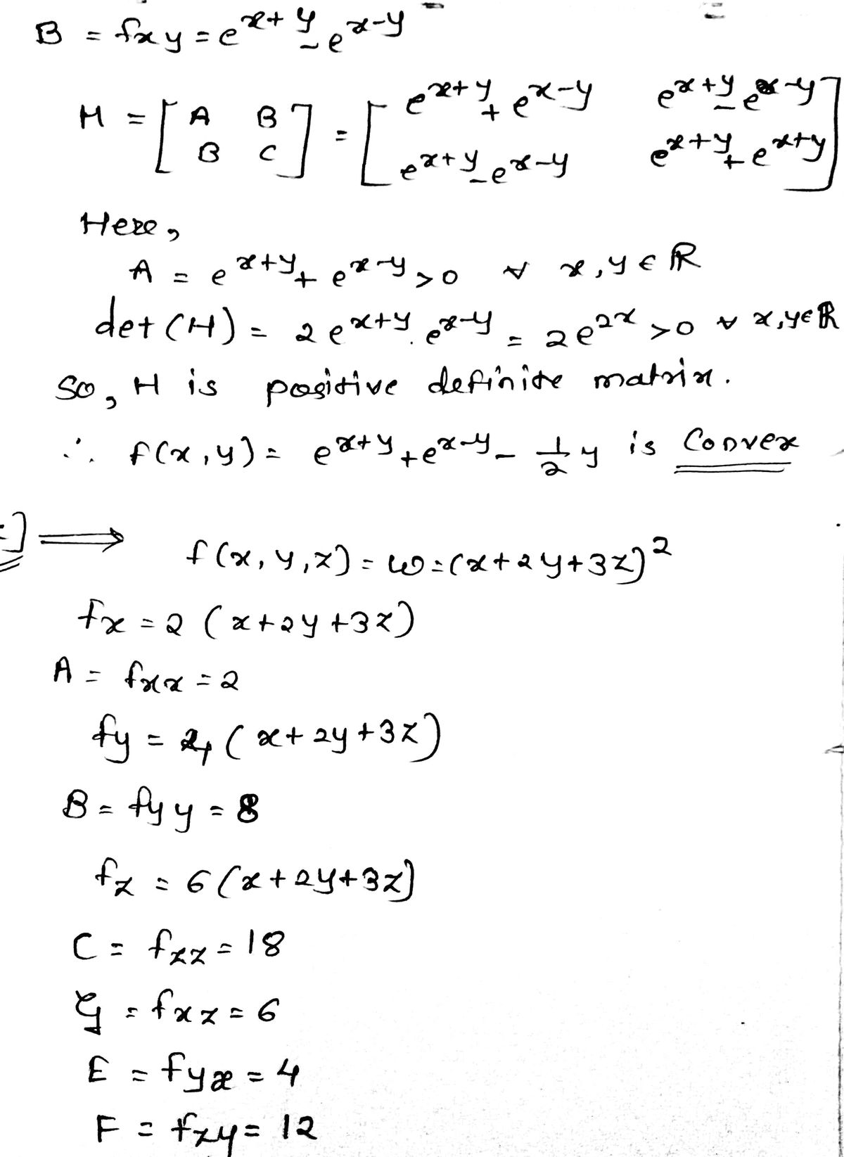 (Solved) - Examine the convexity/concavity of the following functions ...