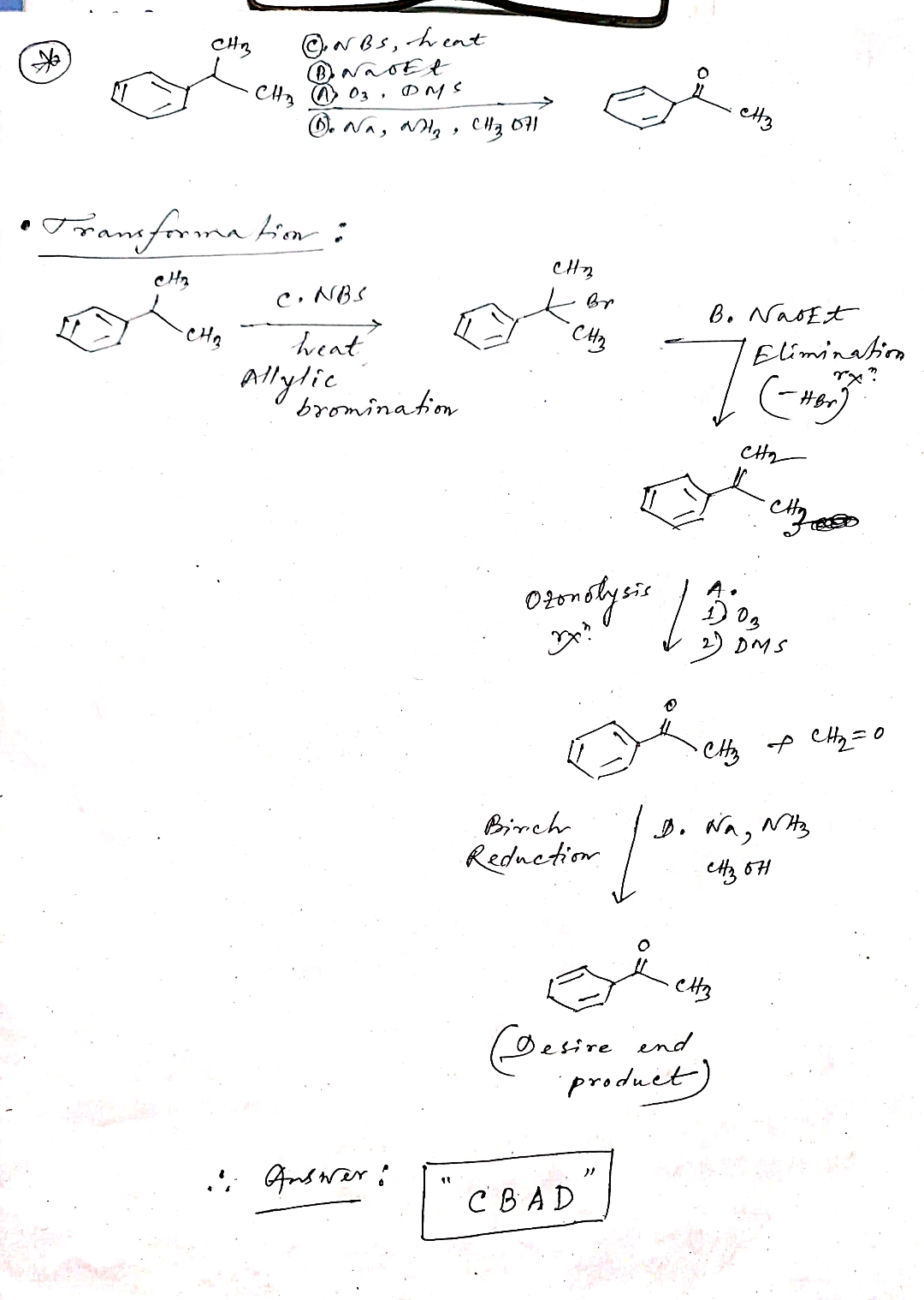 (Solved) - Propose an efficient synthesis for the following ...