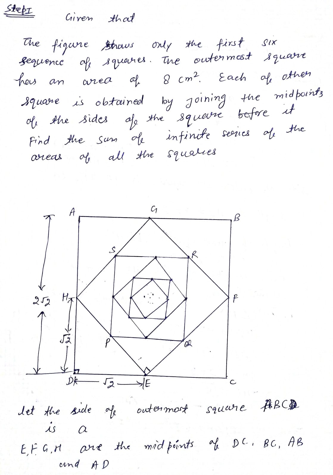 (Solved) - The figure below shows only the first six sequence of ...